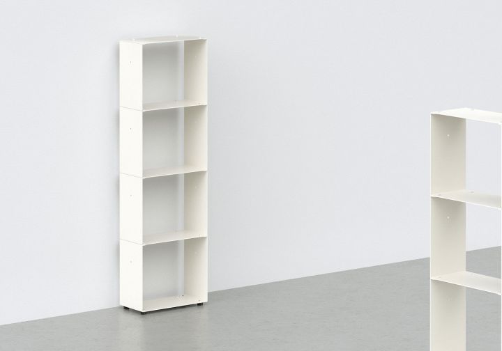 Narrow Bookcase W30 H100 D15 cm - 4 shelves