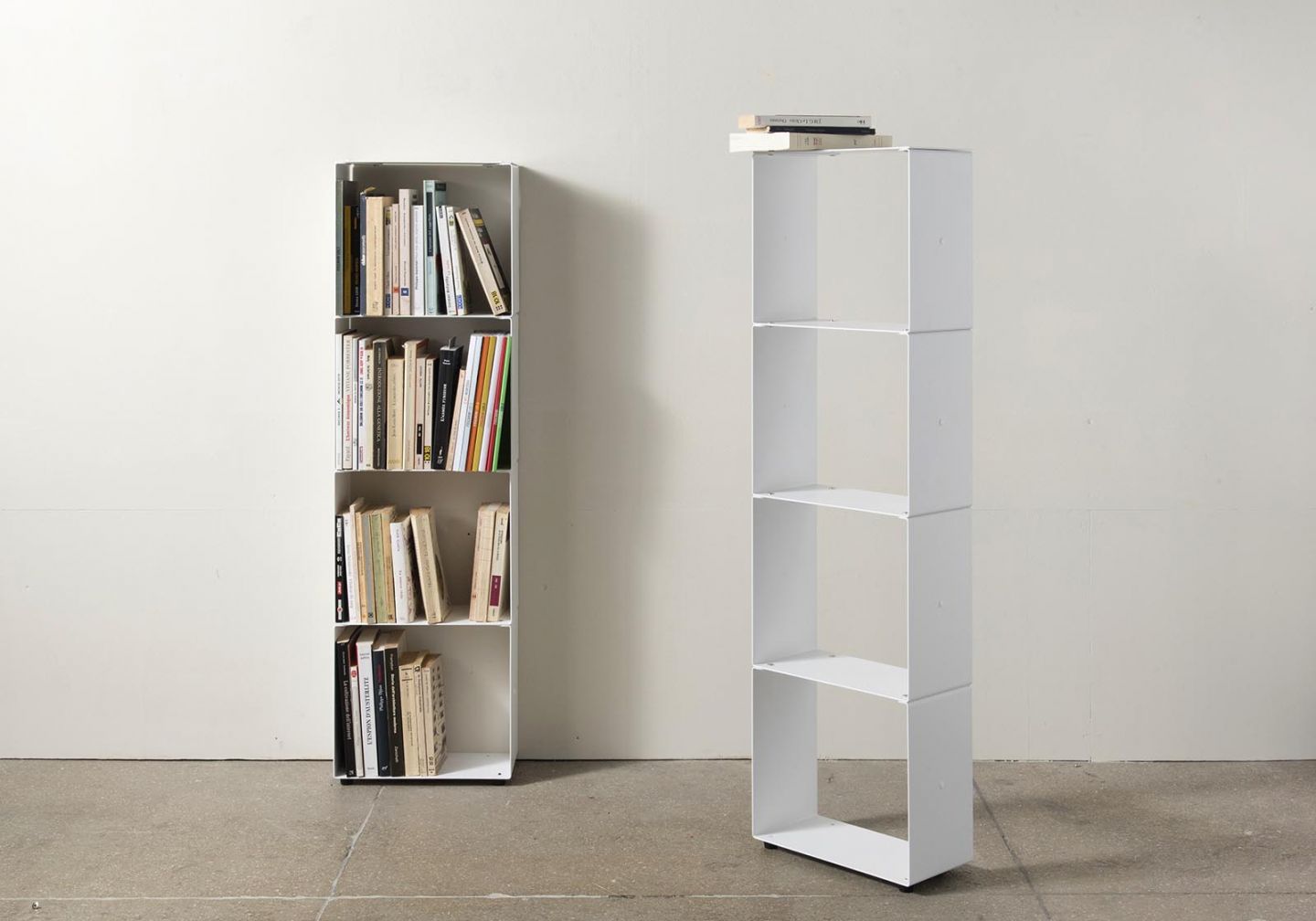 Narrow Bookcase W30 H100 D15 cm - 4 shelves