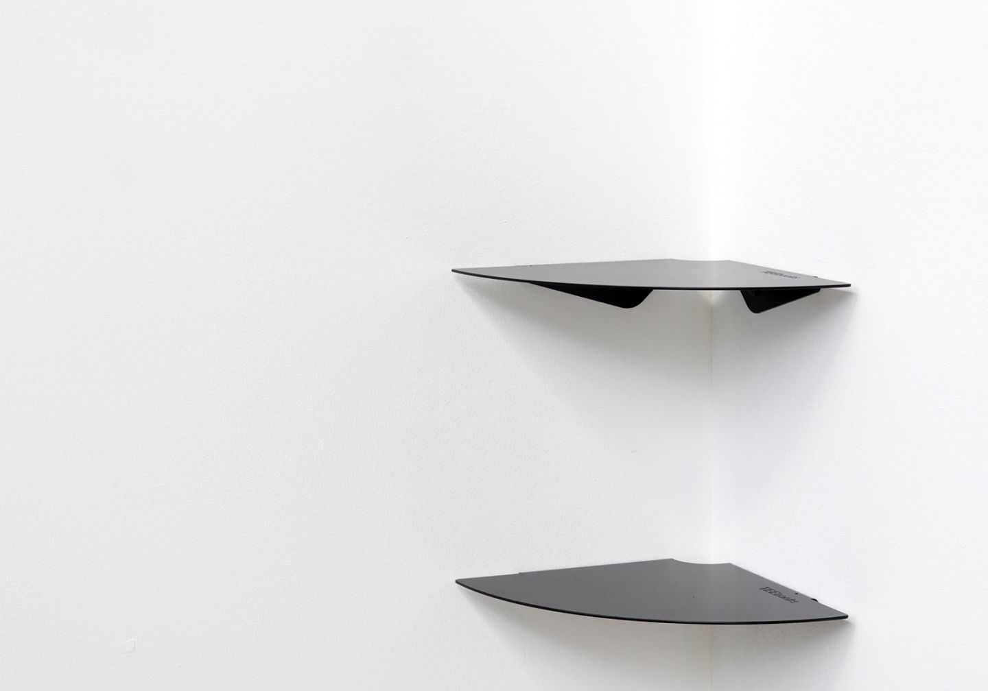 Buy Grey corner shelf 24 cm - Lot of 2