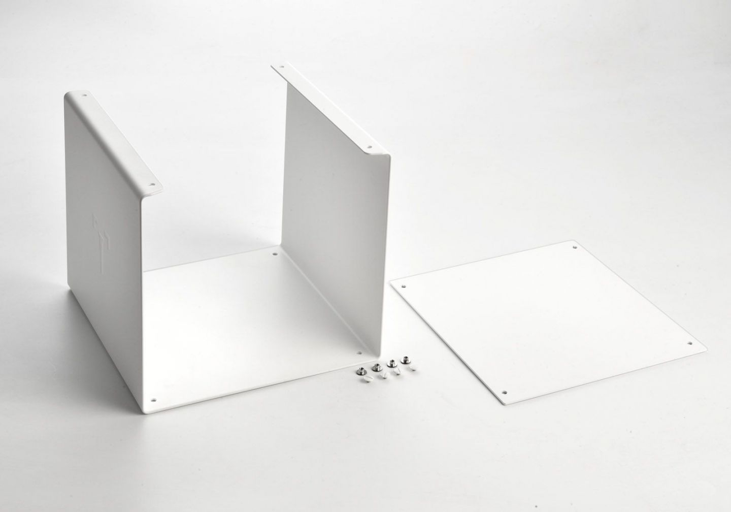 Buy Cube shelf - Steel column storage - 3 shelves