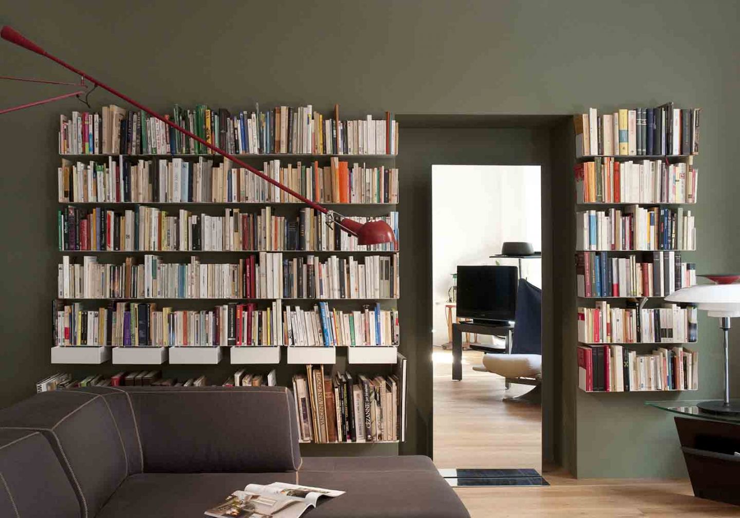 Compra Mensole per libri - Libreria 45 x 15 cm - Bianco - Set di 12
