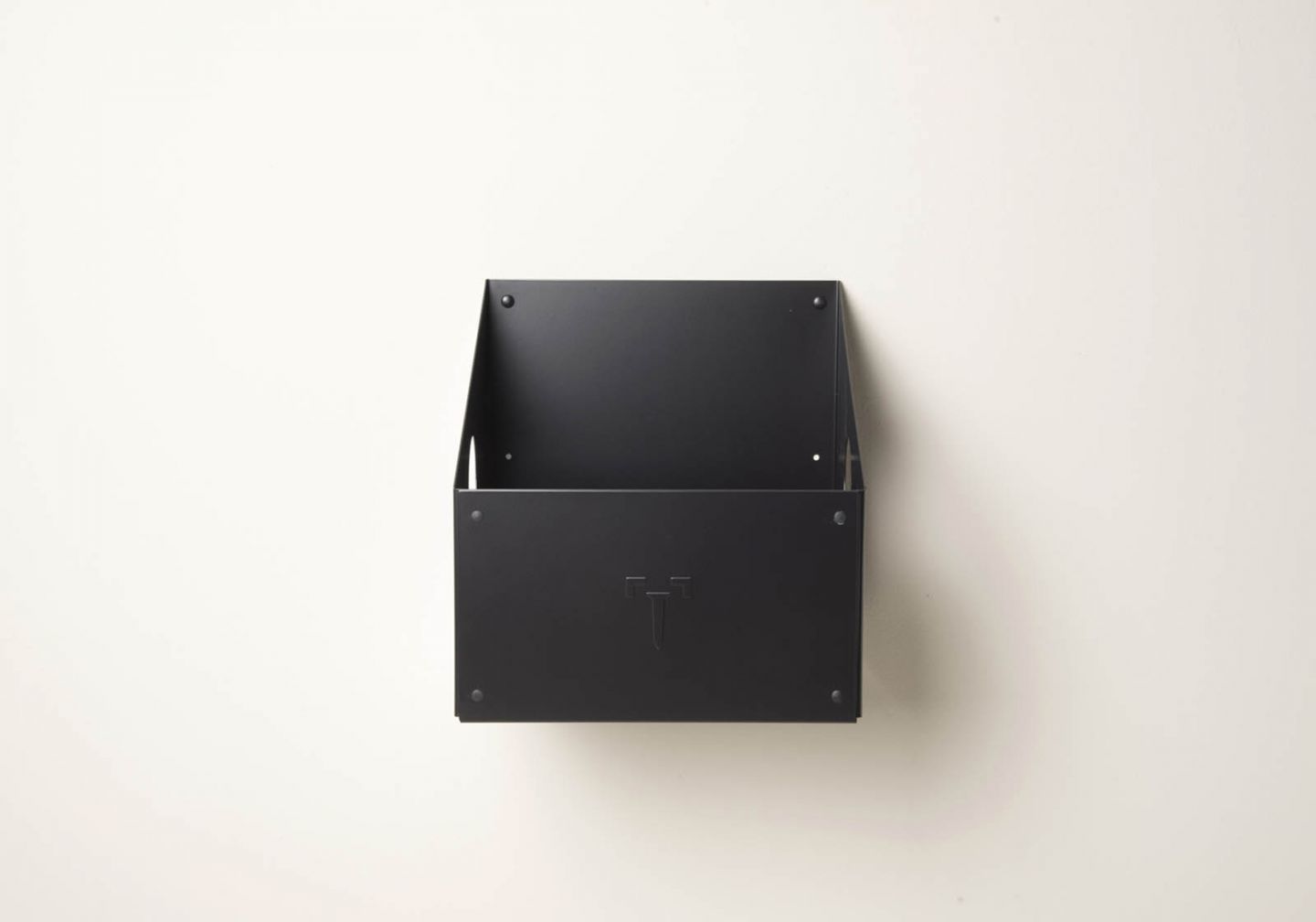 Buy Vinyl record storage box - Metal Black