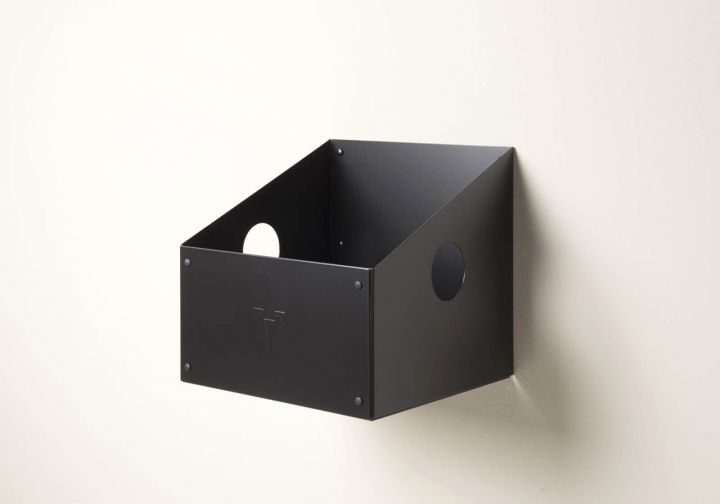 Buy Vinyl record storage box - Metal Black